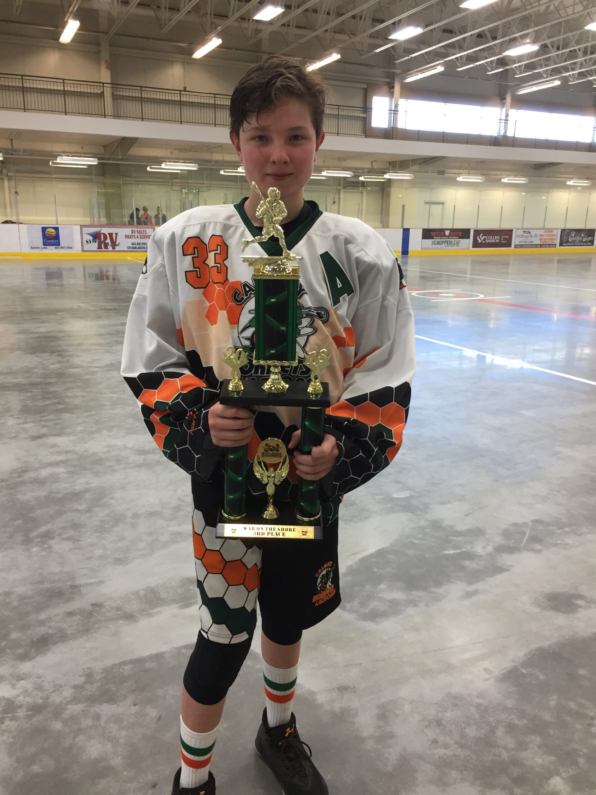 Cameron Fewster – Harry Hood Winner – Division 2 – Calgary Booster Club
