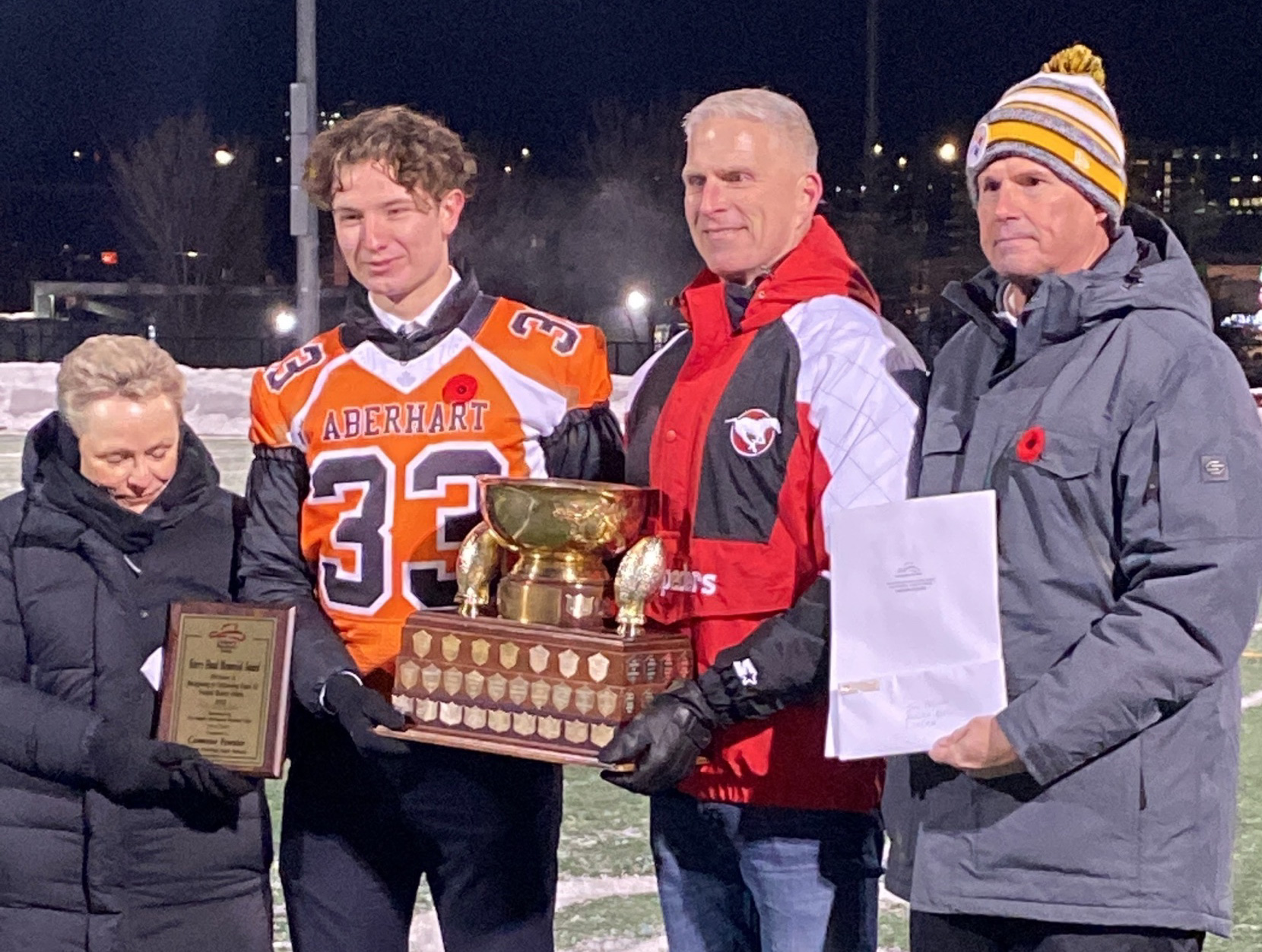 Cameron Fewster – Harry Hood Winner – Division 2 – Calgary Booster Club