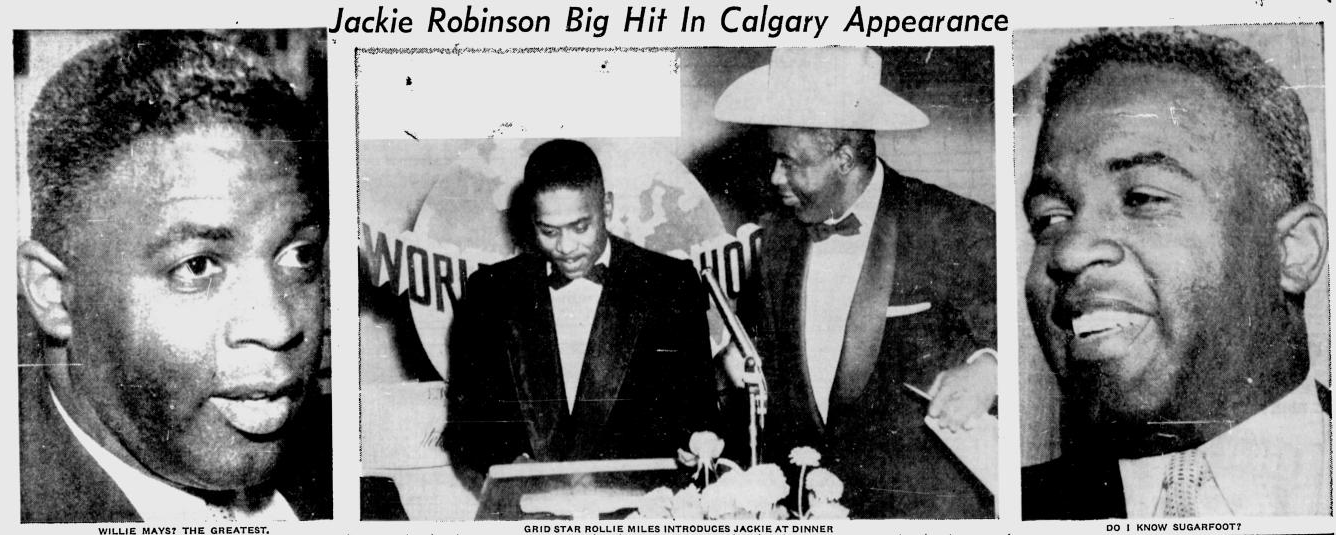 Jackie Robinson Comes to Calgary – Calgary Booster Club